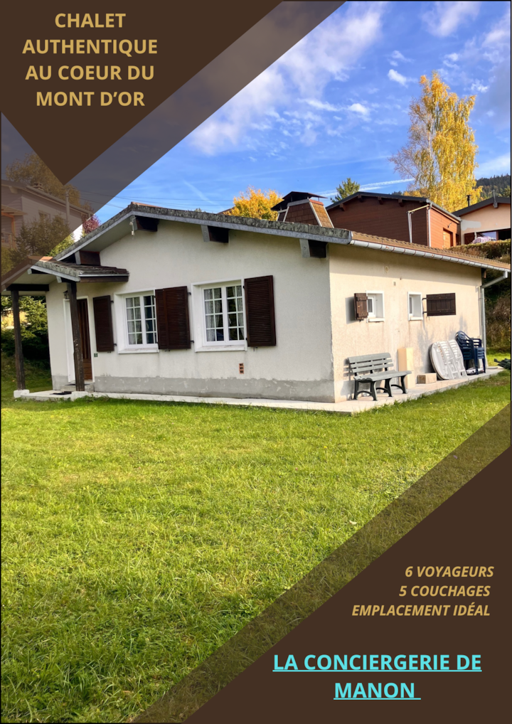 Chalet Authentique Au Cœur Du Mont D’or - Métabief