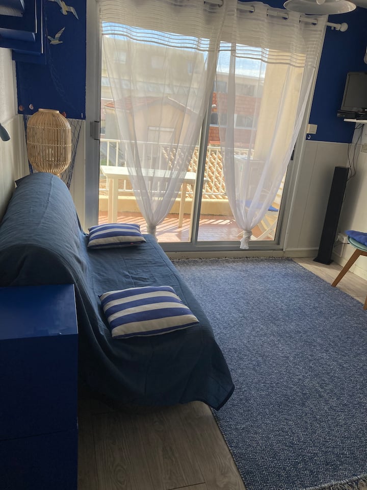 Studio Climatisé Avec Terrasse Sur La Corniche - Sète