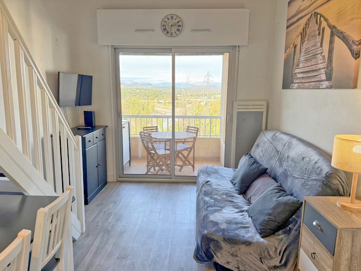 Appartement Vue Panoramique - Piscine & Tennis - Lac de Malpasset