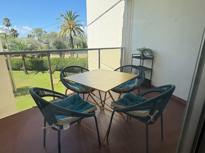 Studio Centre-ville, Vue Jardin, Terrasse, Parking - Cannes