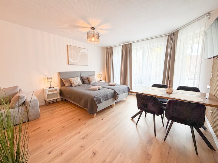 Studio Apartment Mit Balkon - Wifi Und Parkplatz - Osterholz-Scharmbeck