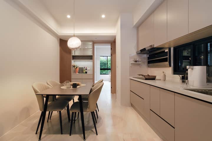 沐時寓 Sunlit Haven|巨城4分鐘・整層質感宅|商務・親子・長住 - 新竹 北區