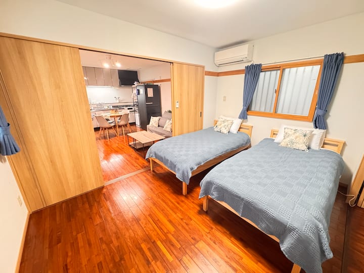 【一棟貸切平屋】敷地内無料駐車場1台｜海まで車約3分｜最大5名｜糸満｜ペット可 - 絲滿市