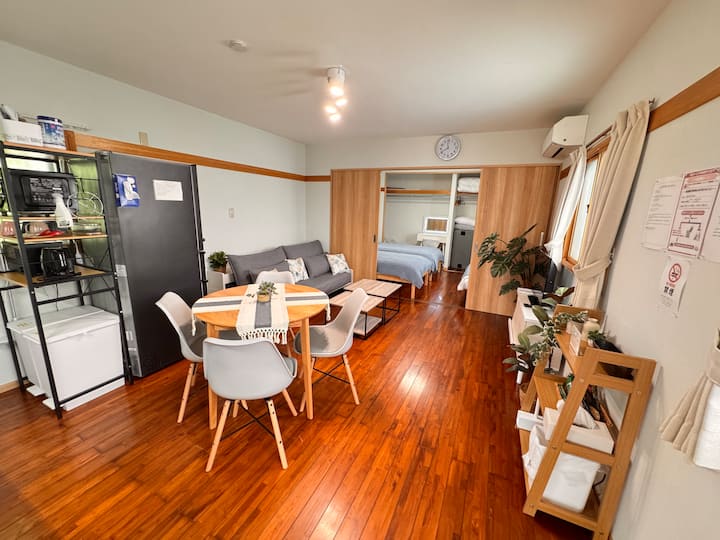 糸満｜那覇空港から好アクセスの一軒平家｜市場徒歩4分・駐車場1台｜最大5名｜ペット可 - 이토만시