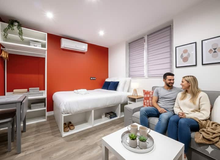 Studio Neuf Cosy Tout éQuipé- Lyon-parking+tram T4 - Vénissieux