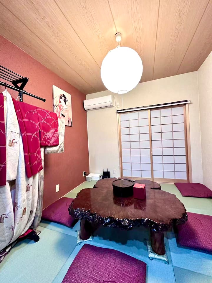 ｛楓の宿1號館｝和風獨戶/和服體驗/直達梅田、環球影城、難波、心齋橋/京都、神奈川、和歌山交通便利 - Umeda