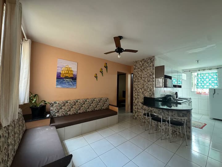 Apartamento "Bahamas", 100m Da Prainha - Sp - Caraguatatuba