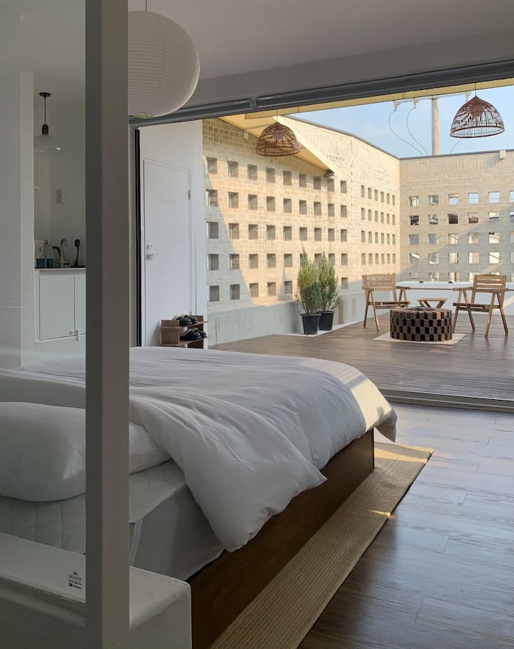 The Stay _ In 월아 #객리단길 #무료주차 #바베큐 #불멍 - Jeonju-si