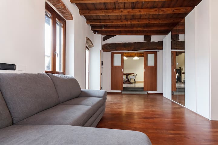 Spaziosa Casa Indipendente Con Travi A Vista - Bergamo