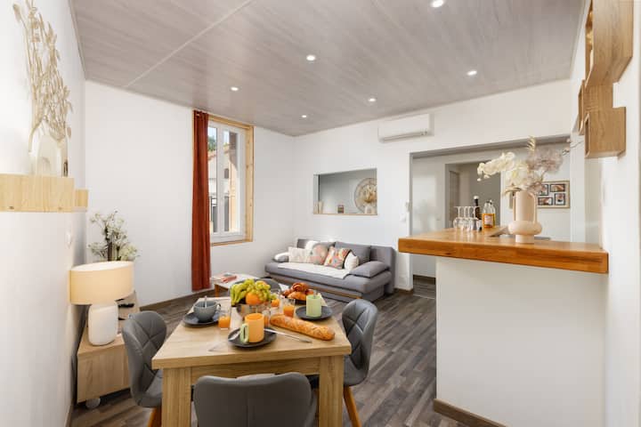 T3 à 4 Min Cité Médiévale - Terrasse-clim-parking - Carcassonne