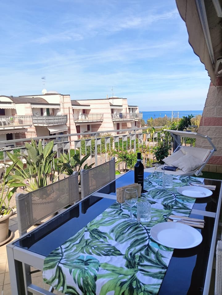 Casa Tikiri - Bilocale Con Terrazzo Vista Mare - Casalbordino