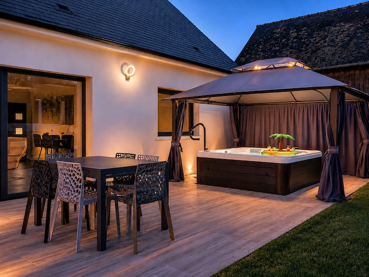 Spa Privatif Couvert 6 Pers Beauval & Châteaux - Amboise
