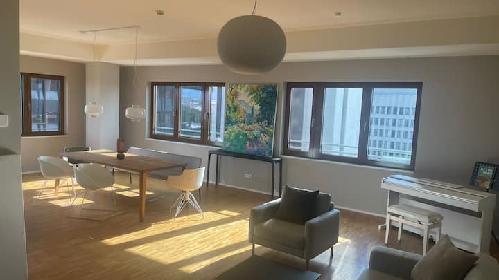 Stylisches Apartment | Nahe Messe | Skylineblick - Francfort-sur-le-Main