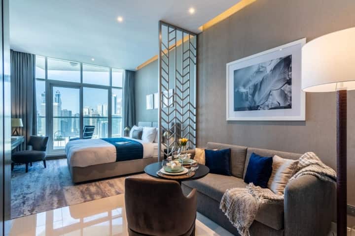 The Luxe Studio | Business Bay | Near Dubai Mall - Dubái