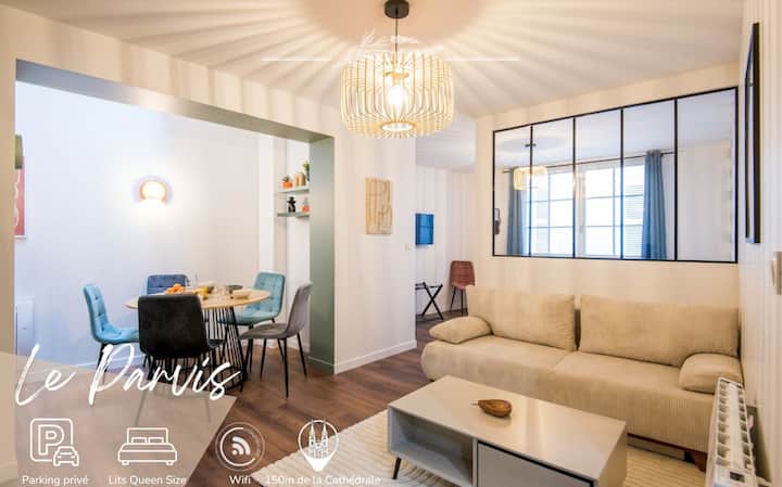 Le Parvis - Proche Cathédrale & Soulages, Parking - Aveyron