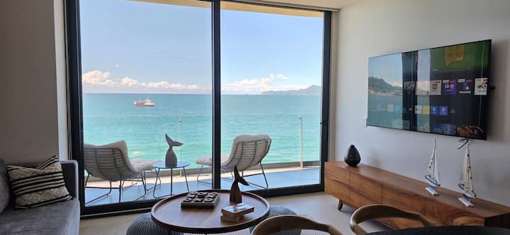 Departamento Frente Al Mar, Seguro Y Confortable. - Mexico