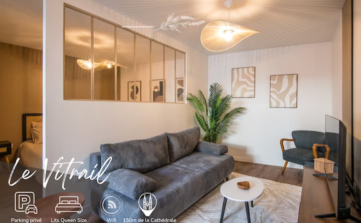 Le Vitrail - Parking, Wifi & Cathédrale à 150m - Rodez