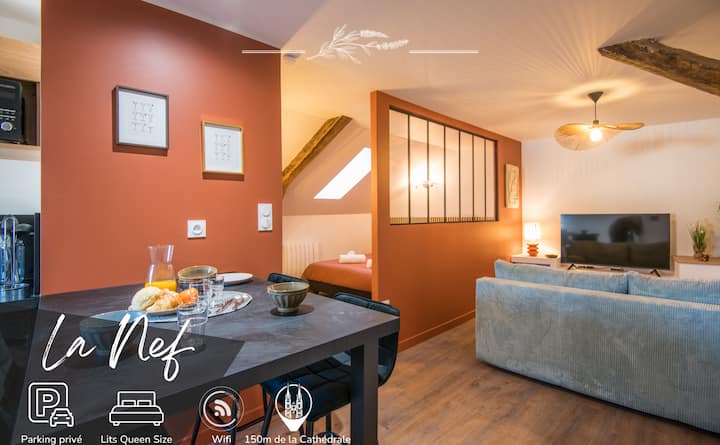 La Nef - Parking, Wifi & Cathédrale à 150m - Rodez
