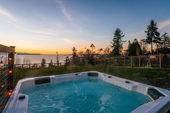 Whidbey Island Retreat, View, Hot Tub, Sauna, Ev - Port Townsend, WA