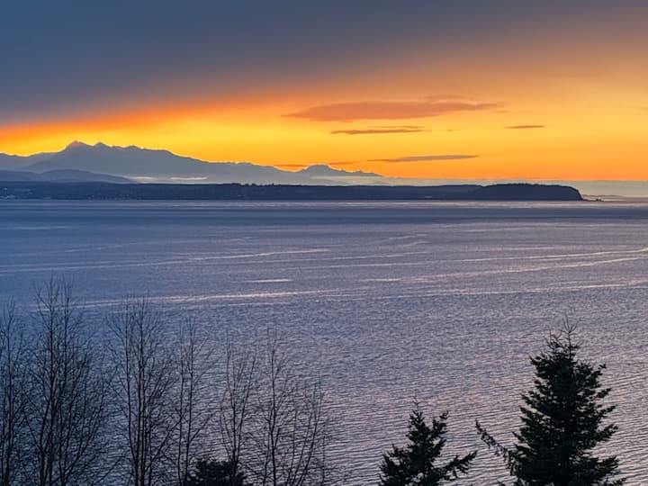 Whidbey Island Retreat | View, Hot Tub, Sauna, Ev - Port Townsend, WA
