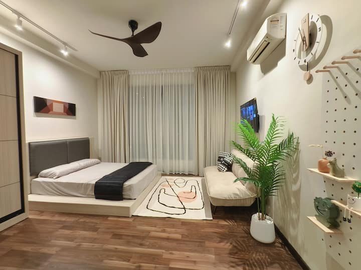 Molek Regency Studio 10 Min To Austin-4pax Netflix - Ulu Tiram