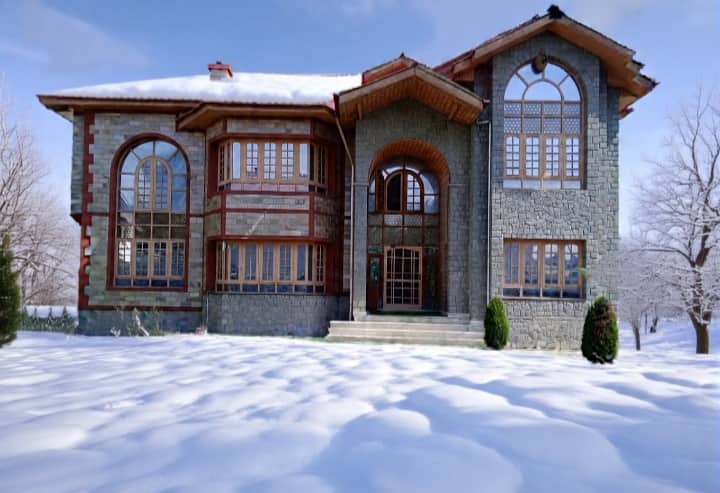 Grand Stone & Wood Mansion - Entire Place - Srinagar