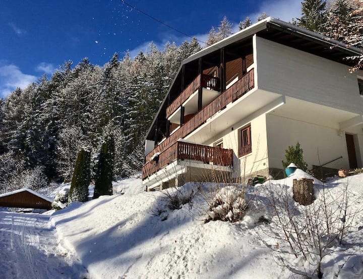 Apartment In A Chalet With Panoramic Views - Kanton Wallis