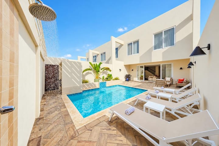 New 4 Br Pool | 1-min Walk To Beach By Bocobay - Aruba