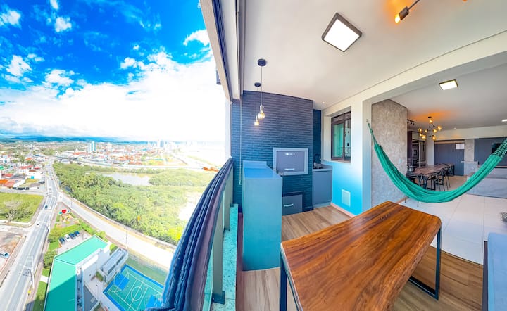 Home Club Frente Mar C/ Piscina 10min Beto Carrero - Brazil