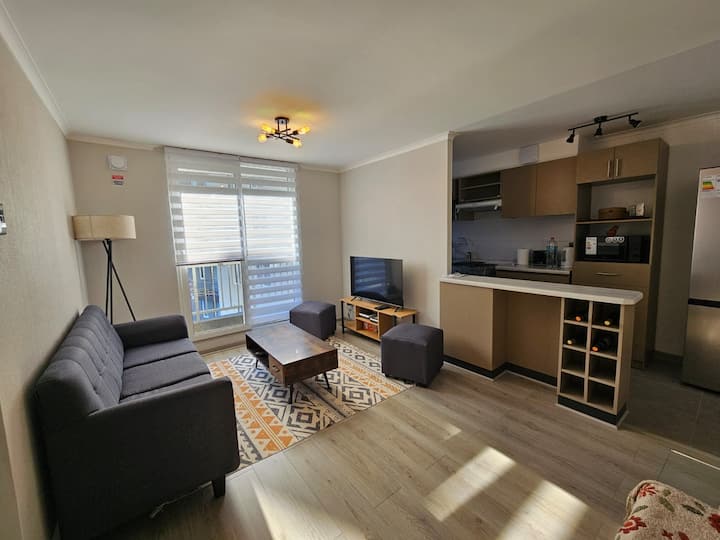 Departamento Nuevo En Piso 3, Condominio Cerrado. - Talcahuano