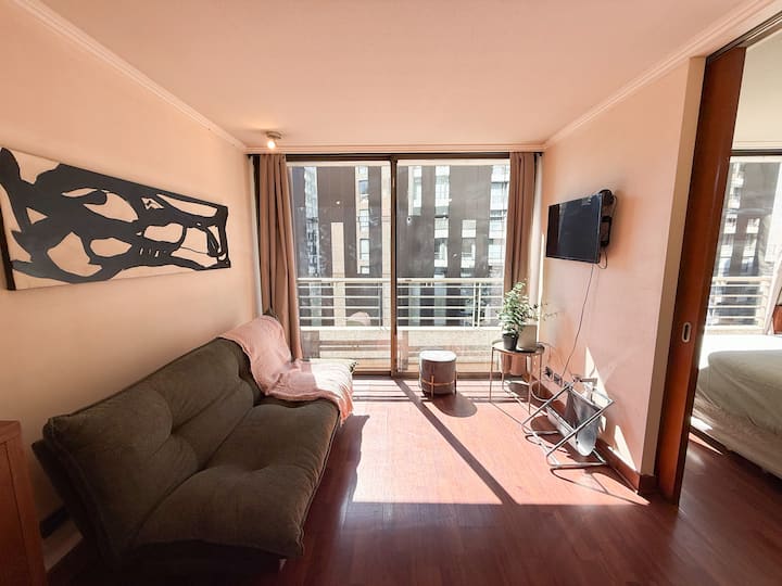 Piso 10, Edificio Con Piscina Y Gimnasio - Providencia