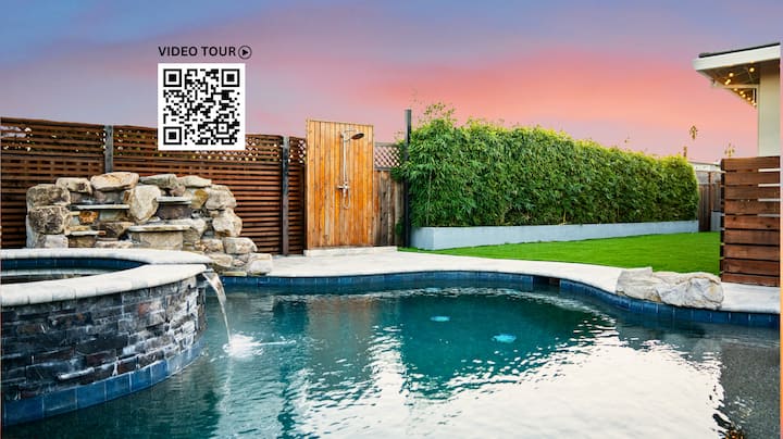 Serene Luxe Retreat | 3br Heated Pool & Spa - Campbell, CA
