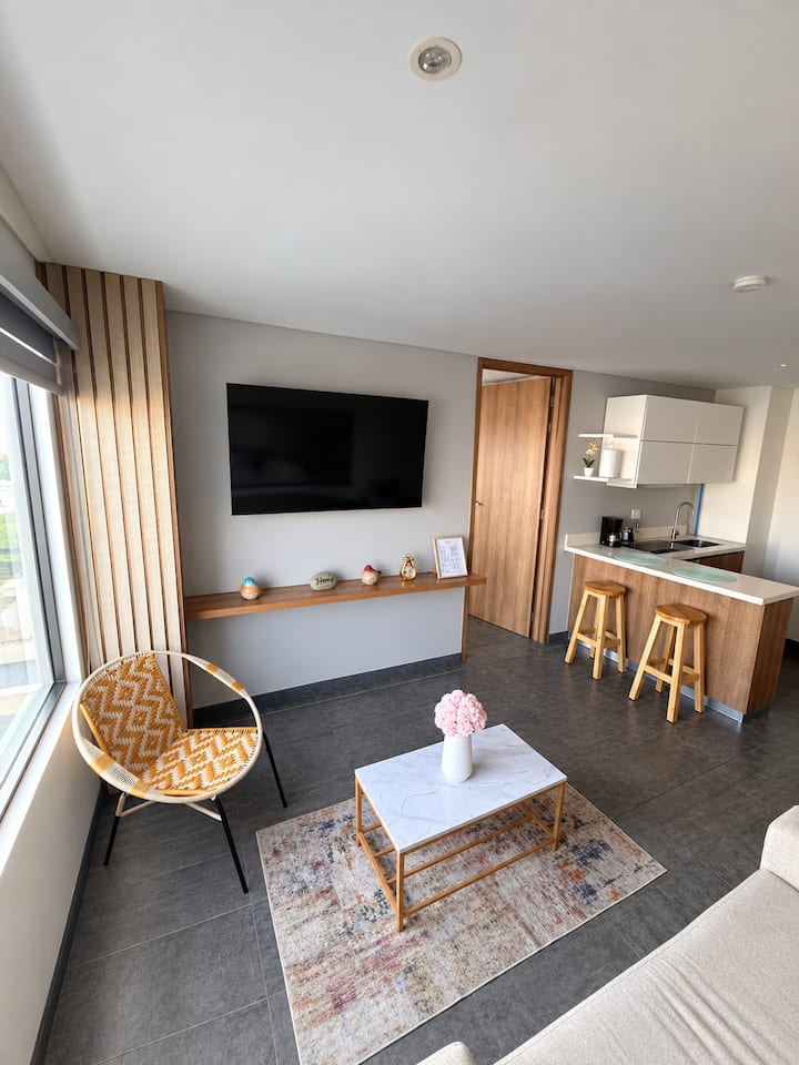Loft With Queen-size Bed + Pool + Parking + Washing Machine - Barranquilla