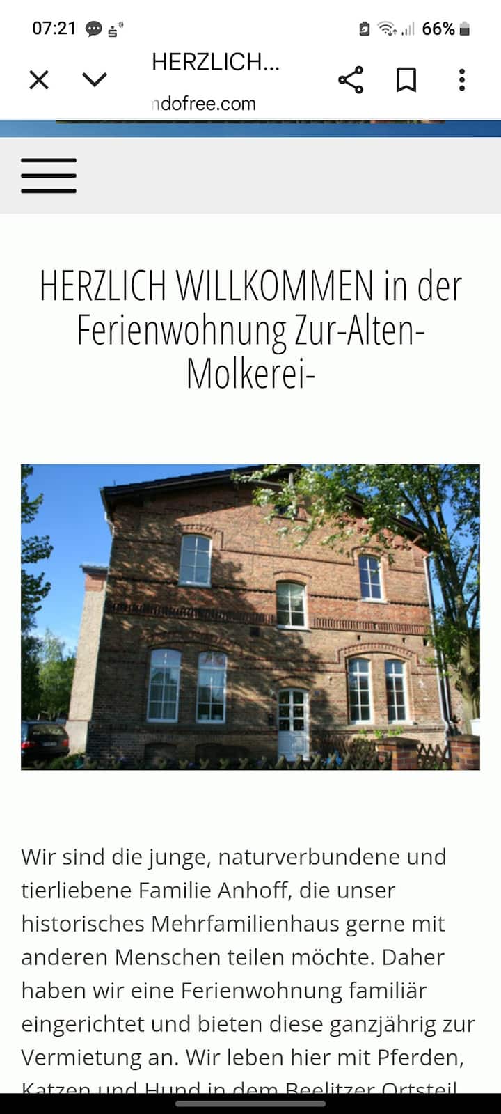 Ferienwohnung Zur Alten Molkerei - Beelitz