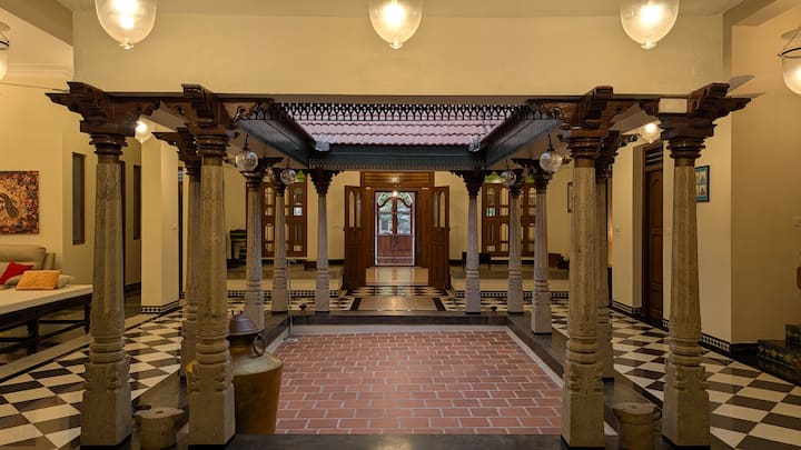 Two Bedroom Chettinad Style Villa In Karaikudi - Karaikudi