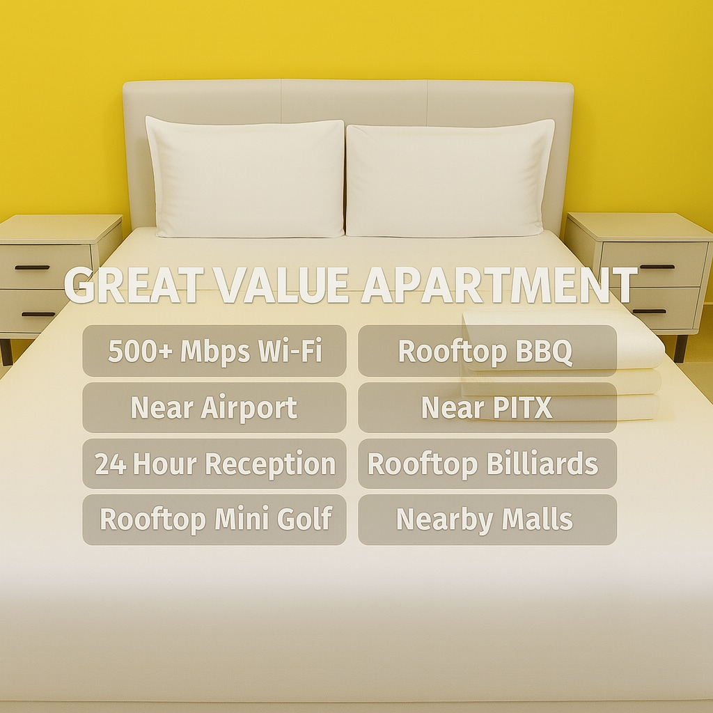 d206 Spacious Queen Room • Near NAIA & SM MOA - Apartments for Rent in ...