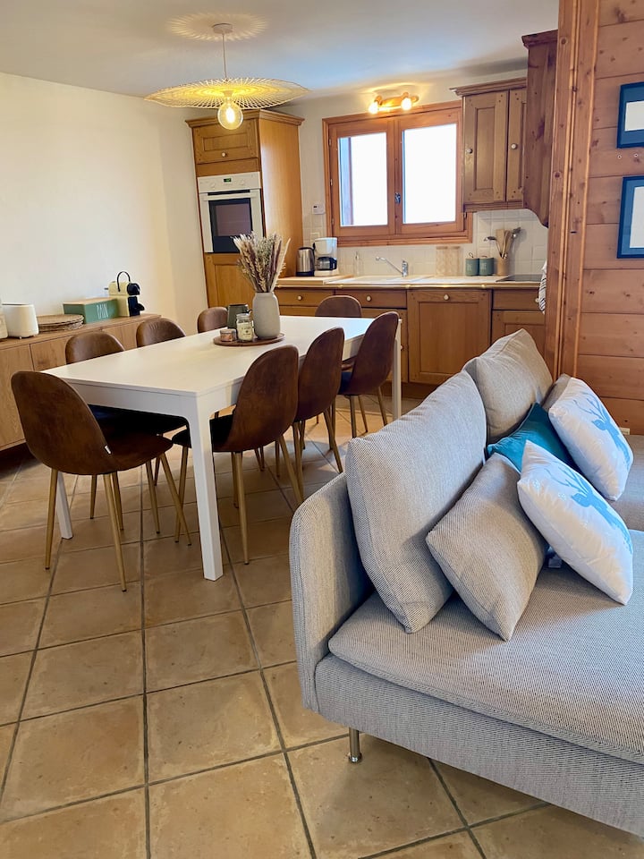 Magnifique Appartement Ski Aux Pieds 8-9 Personnes - Beaufort