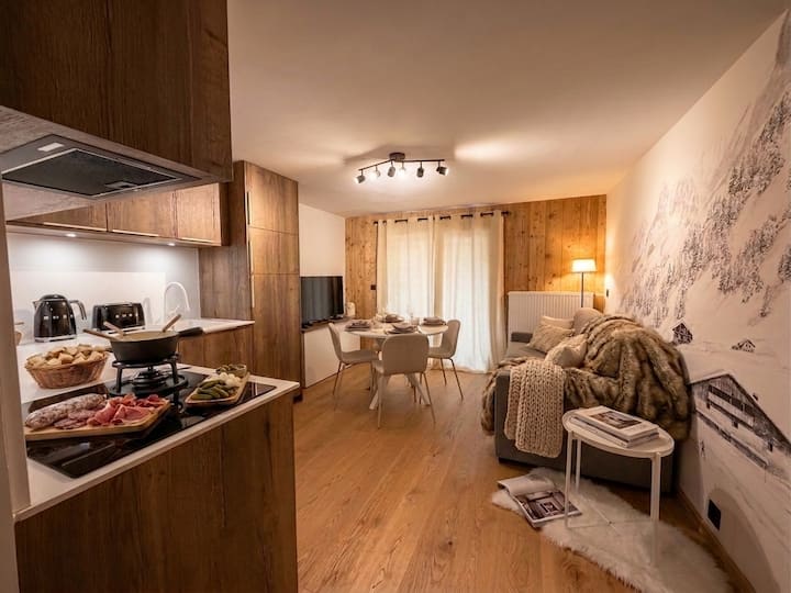 Nouveau! Au Coeur De Praz 2 Pièces Rénové En 2025 - Flumet