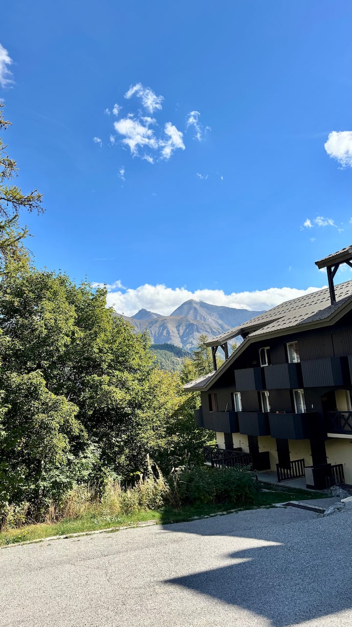 Studio 5 Personnes Avec Vue Sur La Montagne - Allos