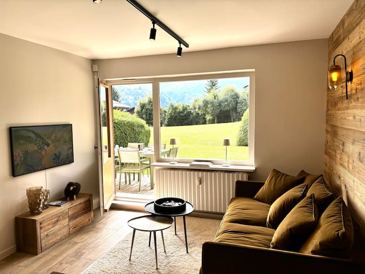 Le Woody - Bel Appartement Proche Pistes De Skis - Megève