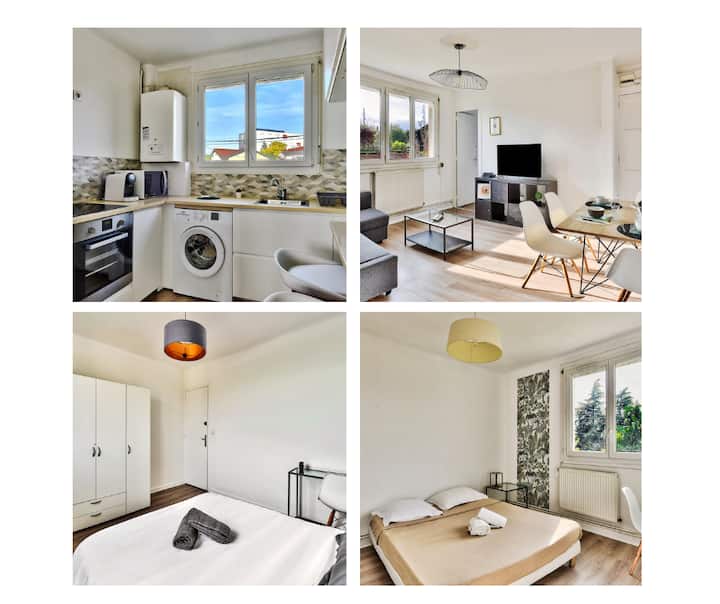 Appartement De Charme, Proche De Toutes Commodités - Saint-Symphorien-d'Ozon