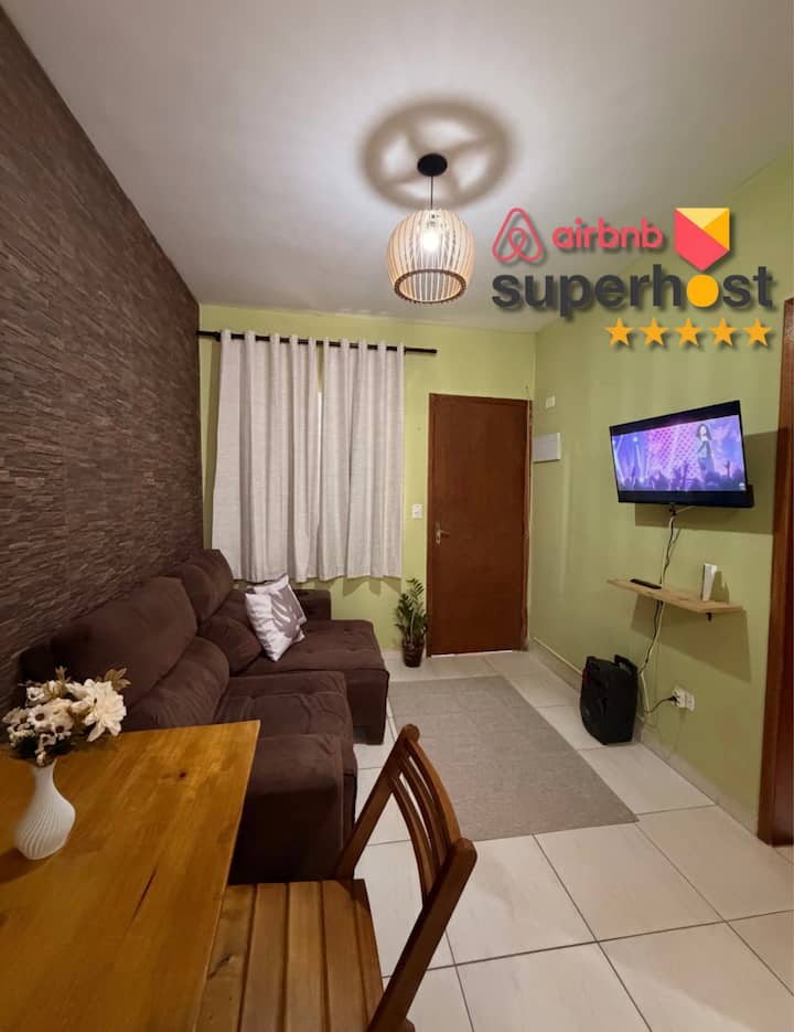 Casa Na Praia Com Churrasqueira - Praia Grande