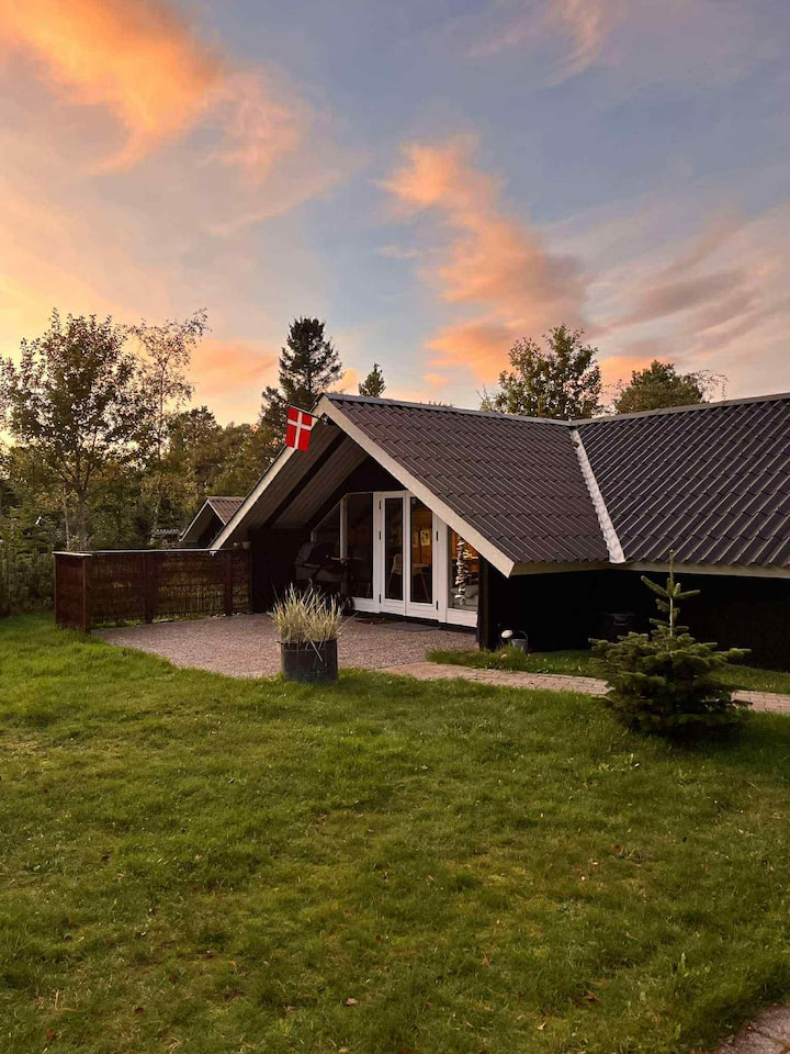 Idylisk Sommerhus I Skoven Tæt Ved Vesterhavet - Denmark