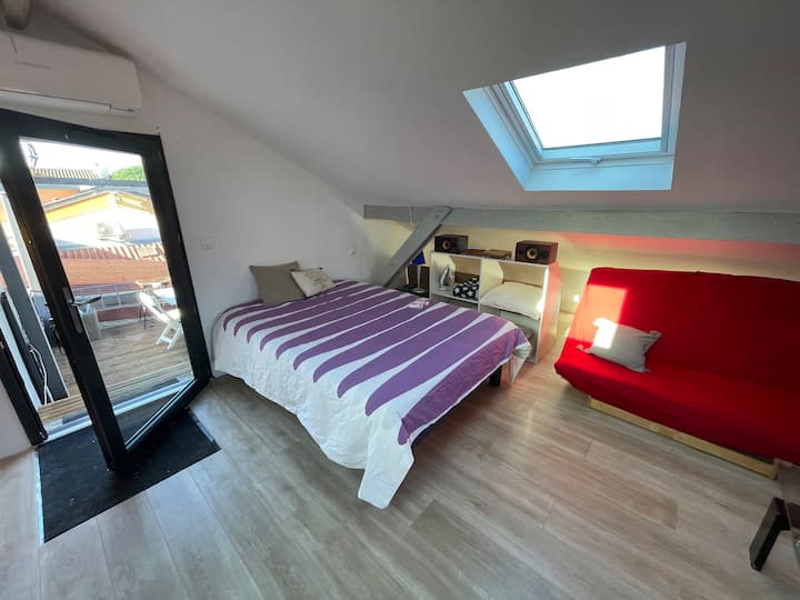 Studio Avec Accès Extérieur Indépendant - Toulouse