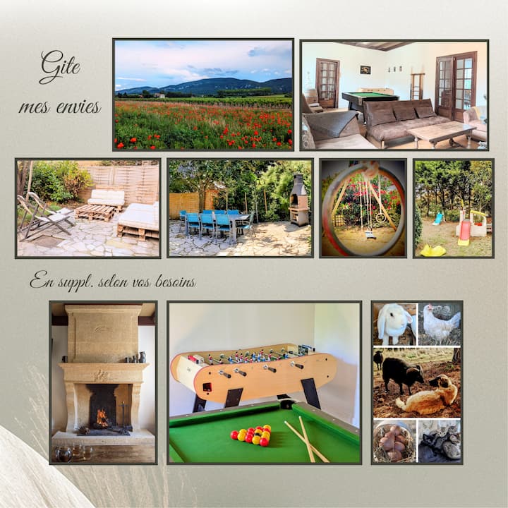 Le Gîte De Vos Envies, De 1 à 4 Chambres - Département Aude