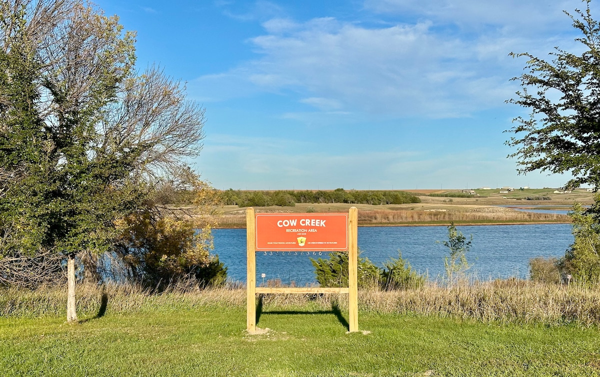 Cabin+Garage Oahe Spring Creek/Cow Creek/Pierre - Houses for Rent in ...