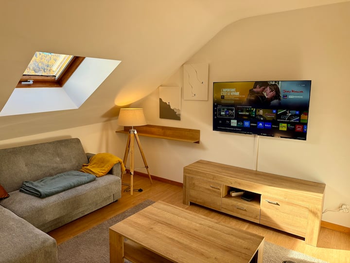 Apt T3 Rénové - Calme & Montagne - Le Monêtier-les-Bains