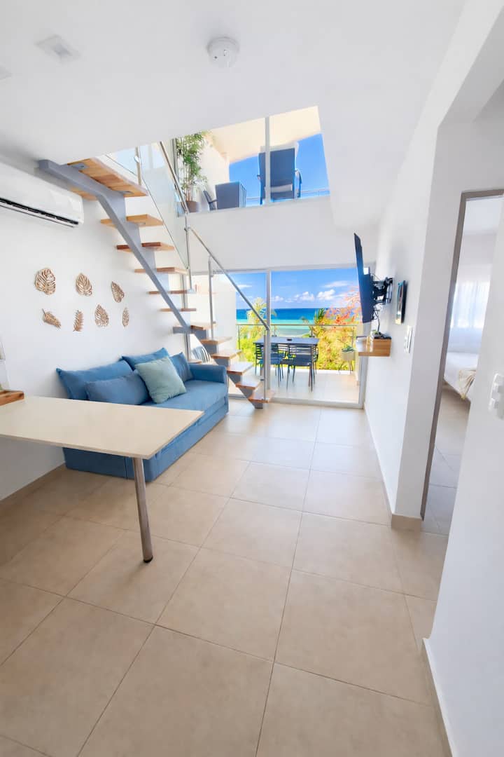 Luxury Oceanfront Penthouse W Loft & 2 Balconies - Esterillos Este
