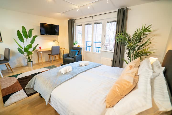 Earth-toned Studio | Near Haga & Järntorget - Göteborg