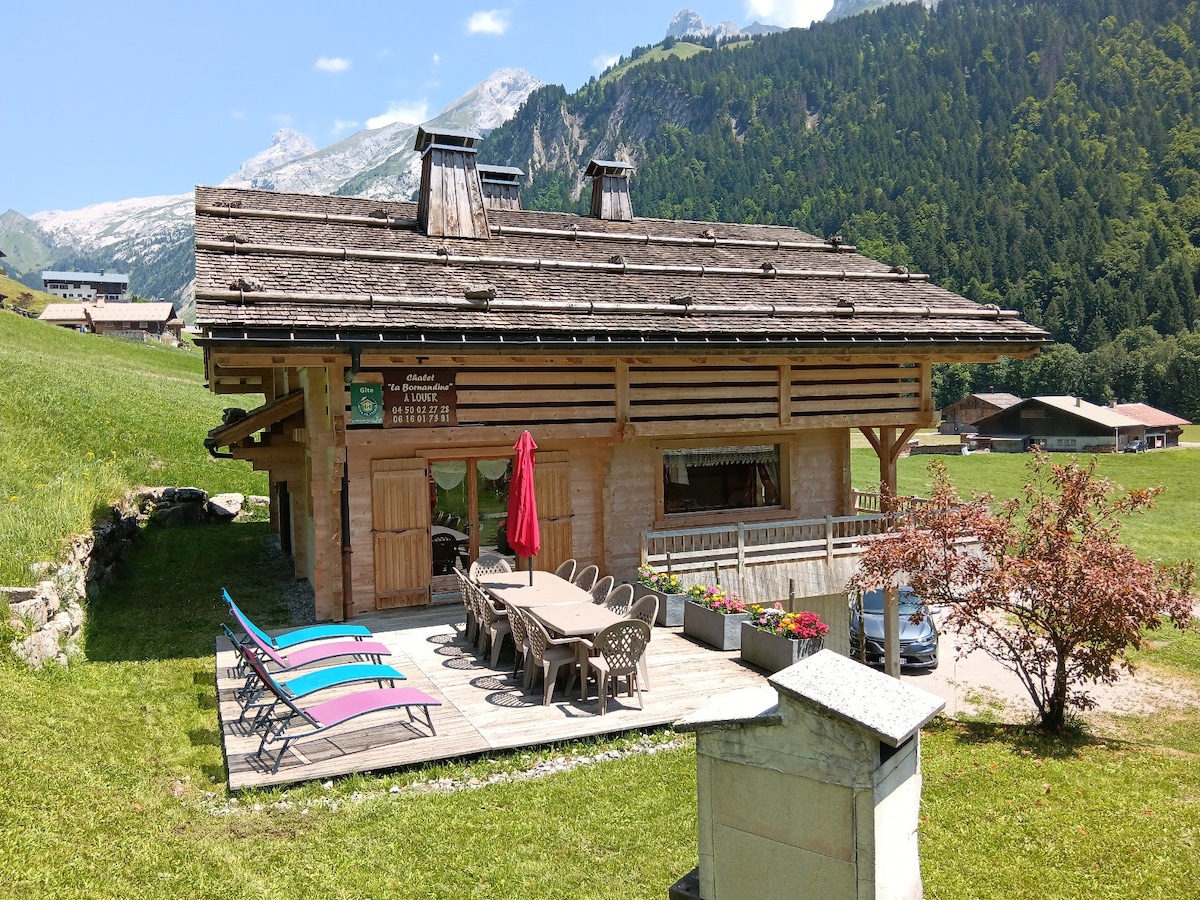 individual chalet facing the mountains - Chalets for Rent in Le Grand ...